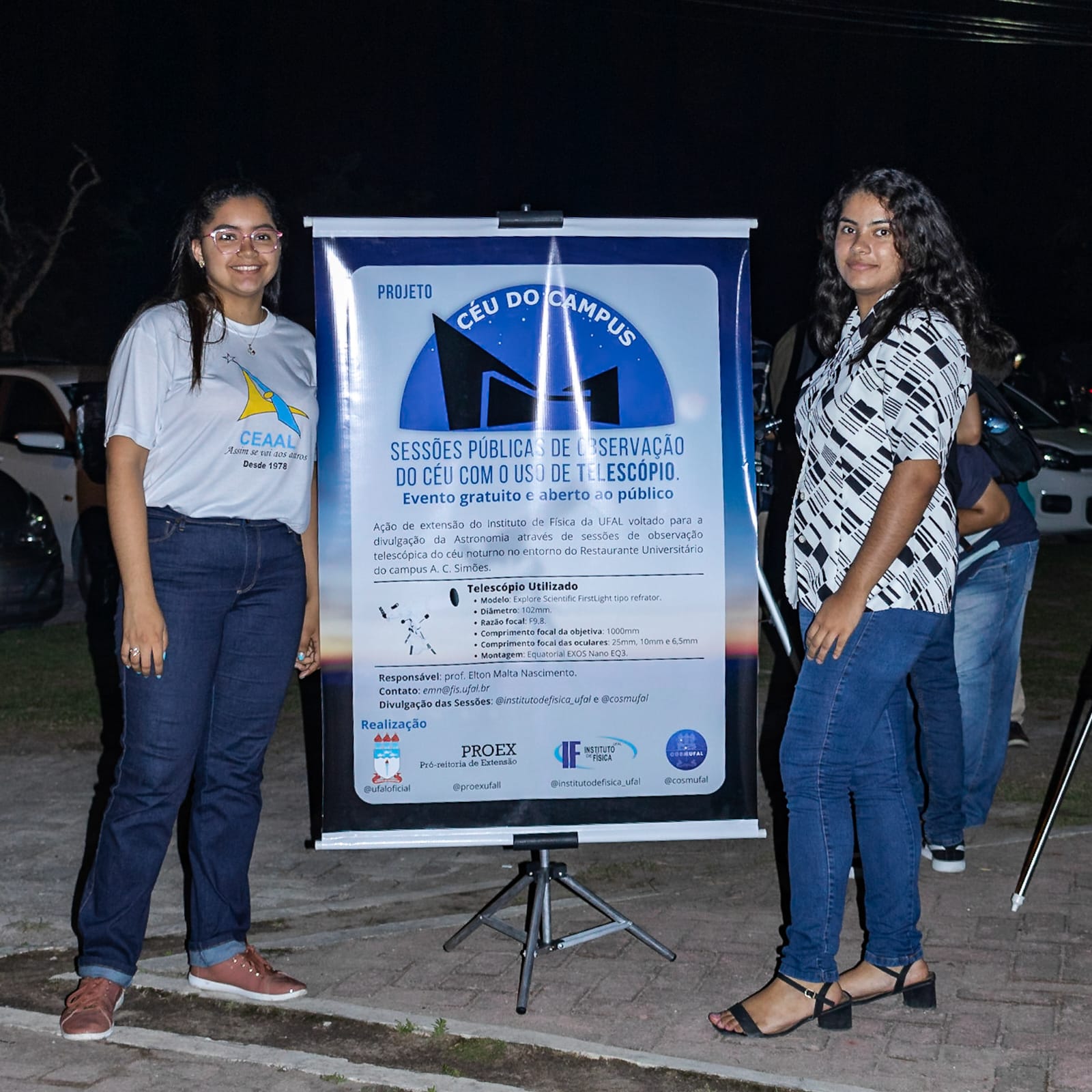Participação do CEAAL no projeto Céu do Campus - UFAL - Centro de ...